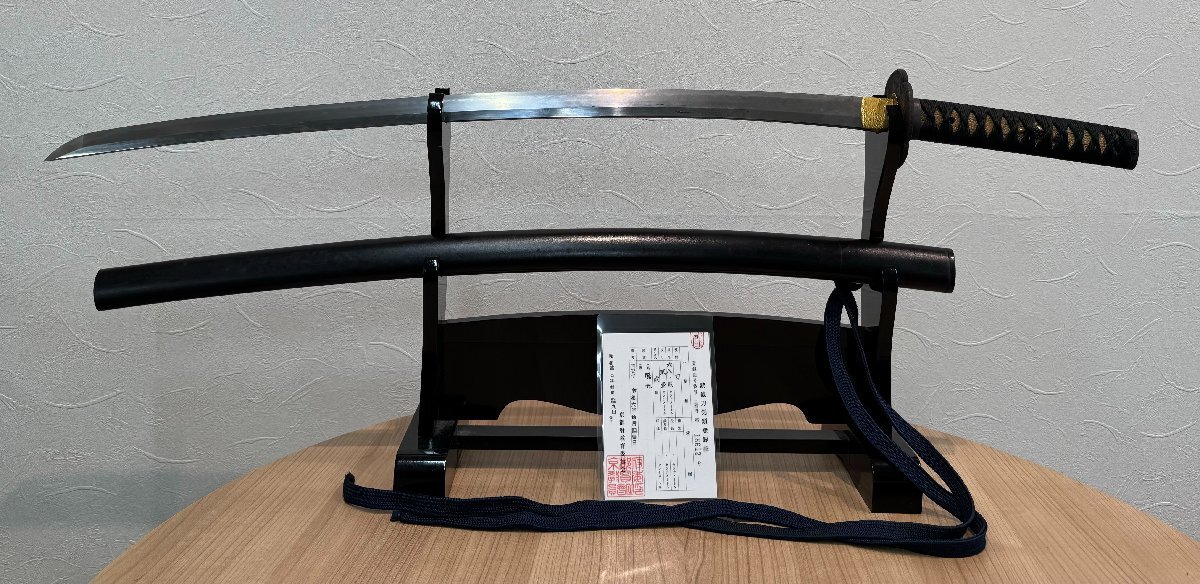 Yahoo!オークション - 日本刀 刀 在銘 勝光 長さ 68.2cm 刀身重量約66...