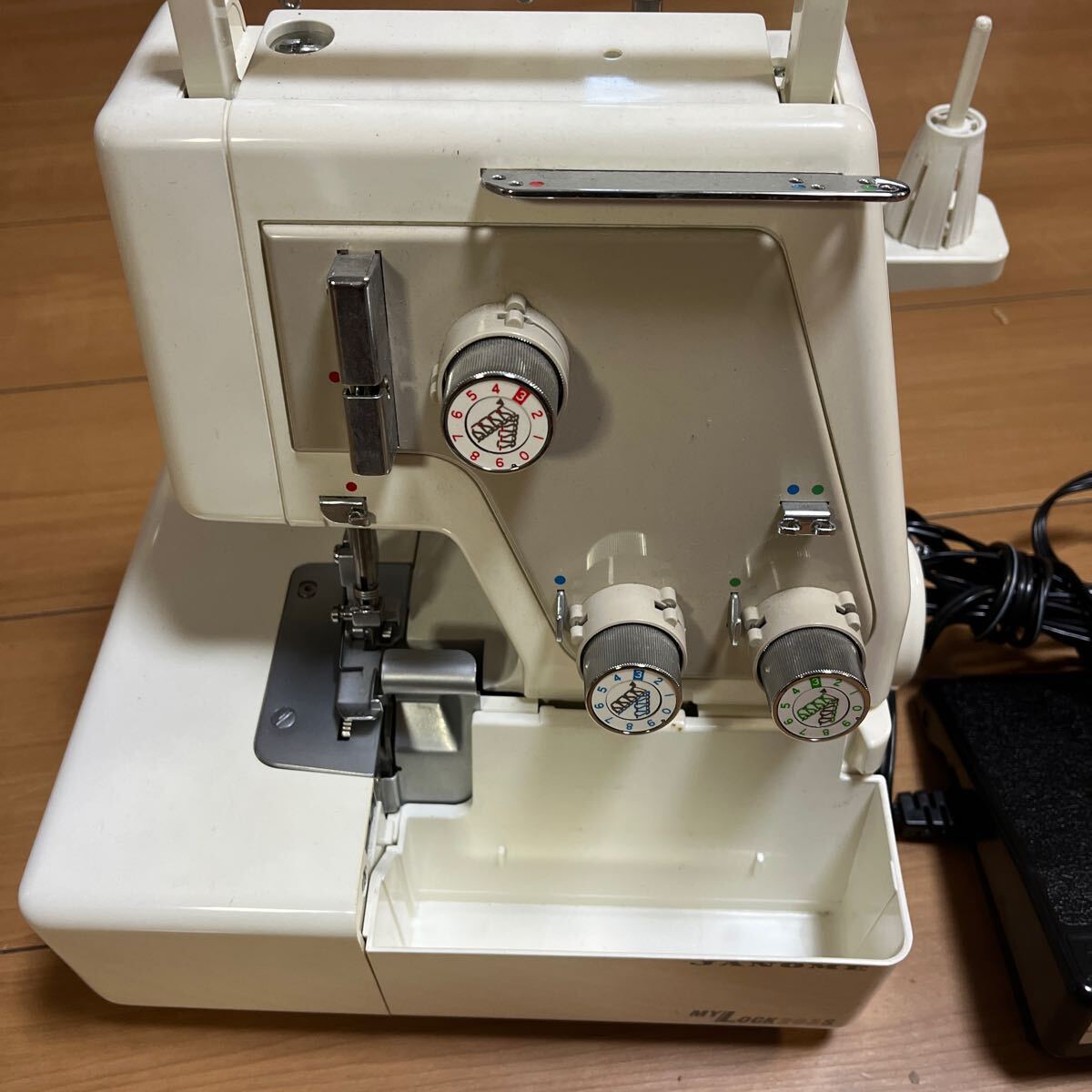Yahoo!オークション - JANOME MYLOCK203S ロックミシン JANOME