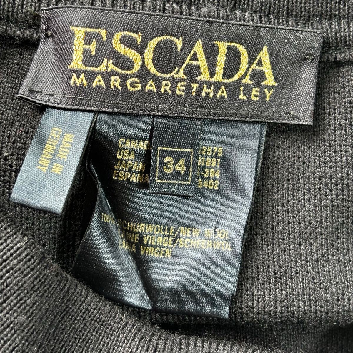Yahoo!オークション - ESCADA MARGALETHA LEY エスカーダ ニット ベー...