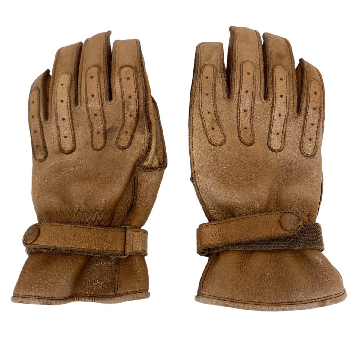 Yahoo!オークション - JRP レザーグローブ SVN パンチング Lサイズ ブ...