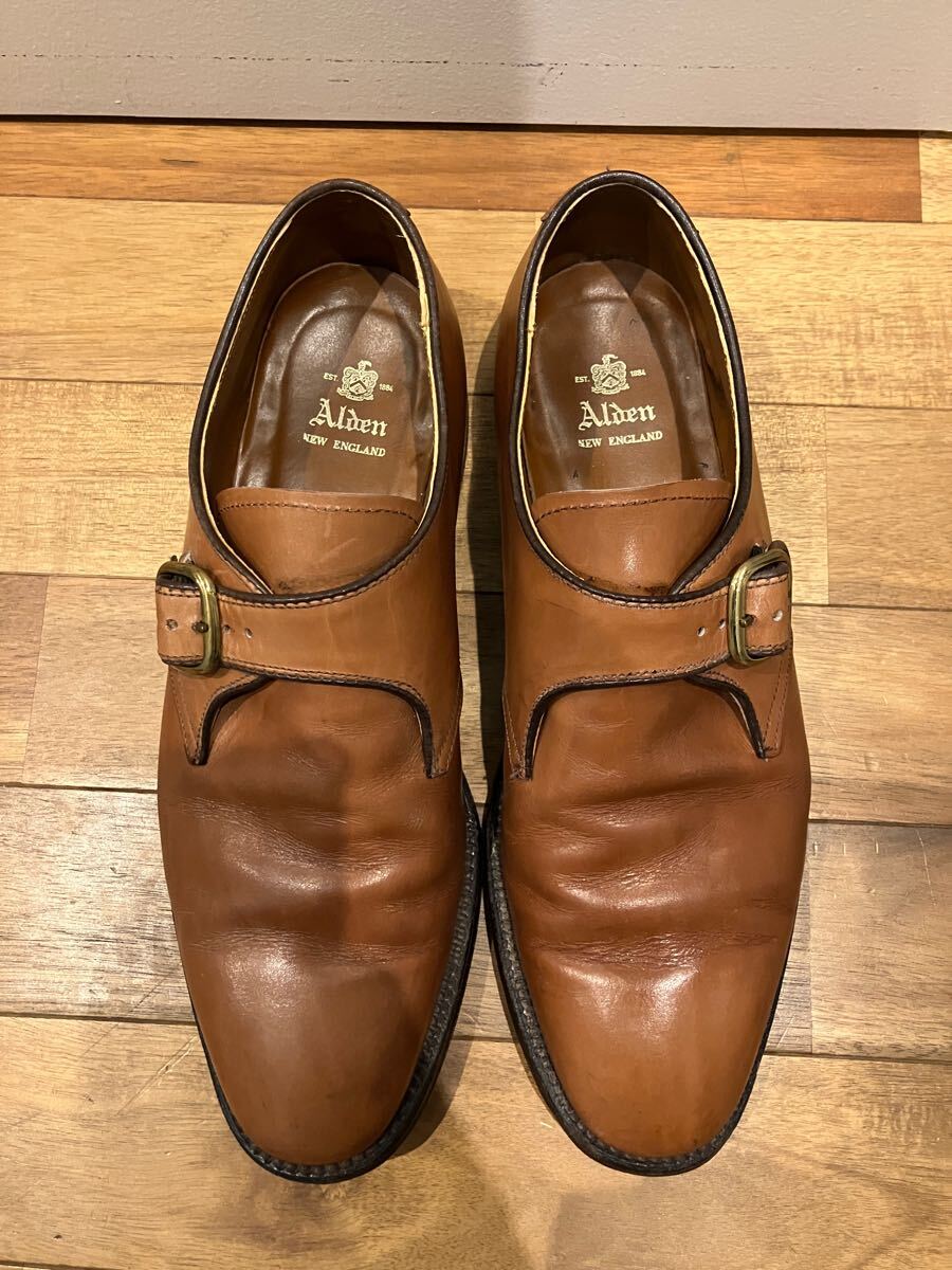 Yahoo!オークション - Alden 1576 8.5D オールデン モンクストラップ
