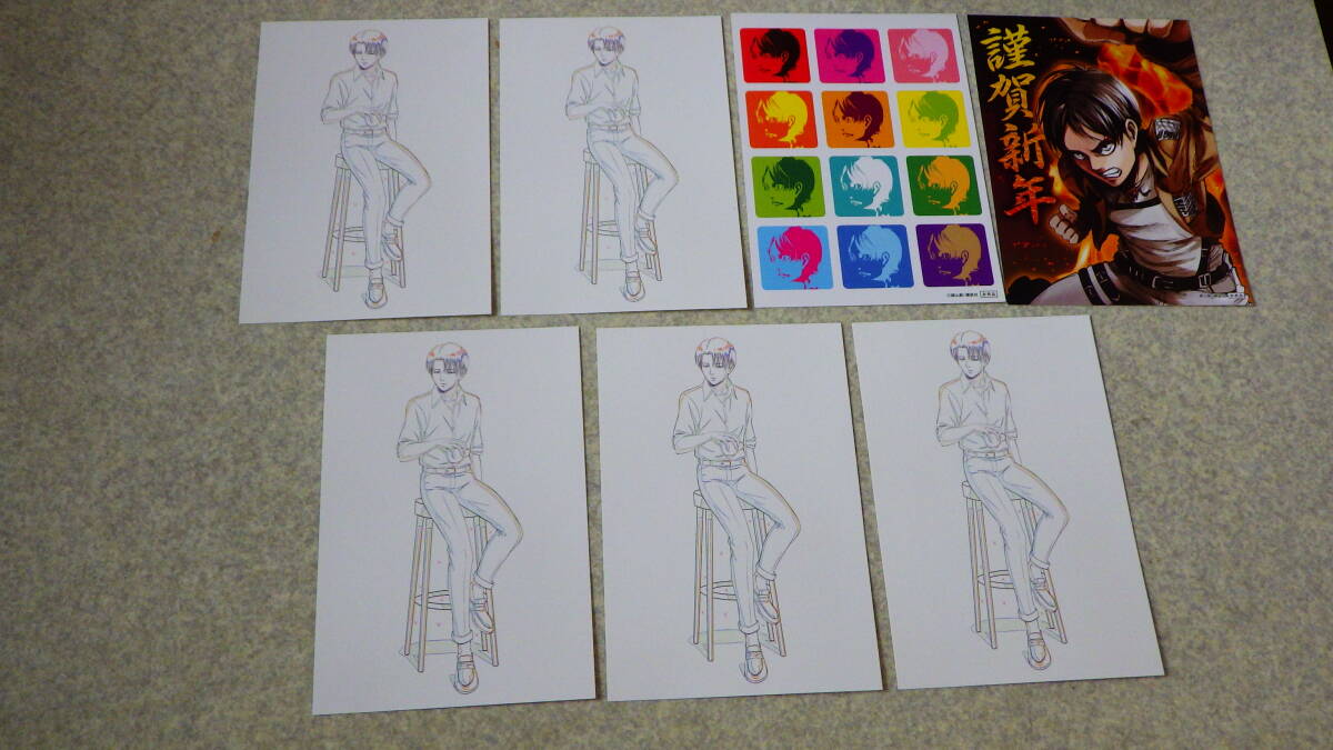 Yahoo!オークション - K167 進撃の巨人 ポストカードまとめて