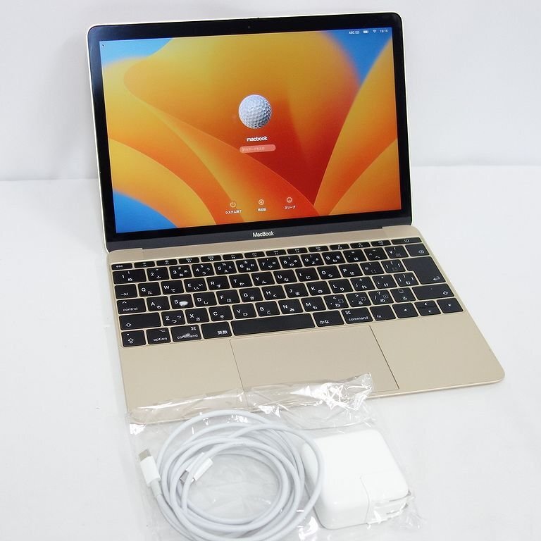 Yahoo!オークション - 1円スタート MacBook 12インチ 2017 1.2GHz Core...