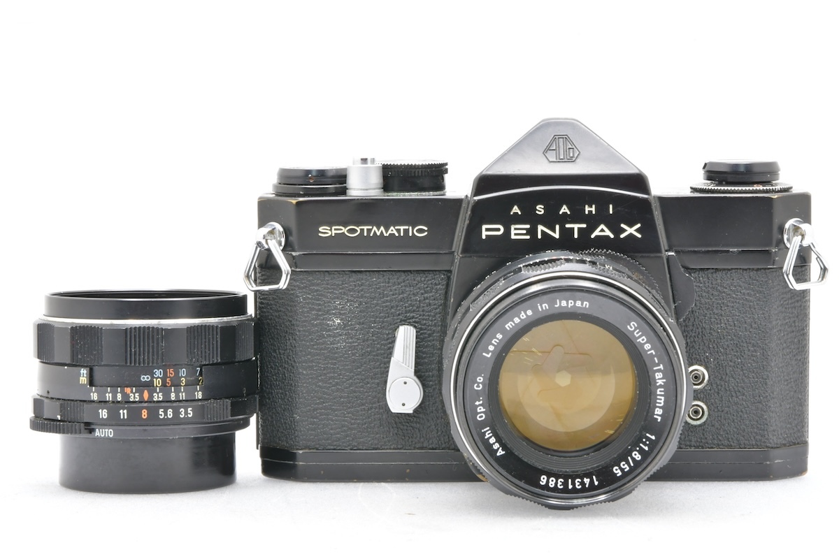 Yahoo!オークション - PENTAX SP SPOTMATIC + Super-Takumar 55mm F1.8...