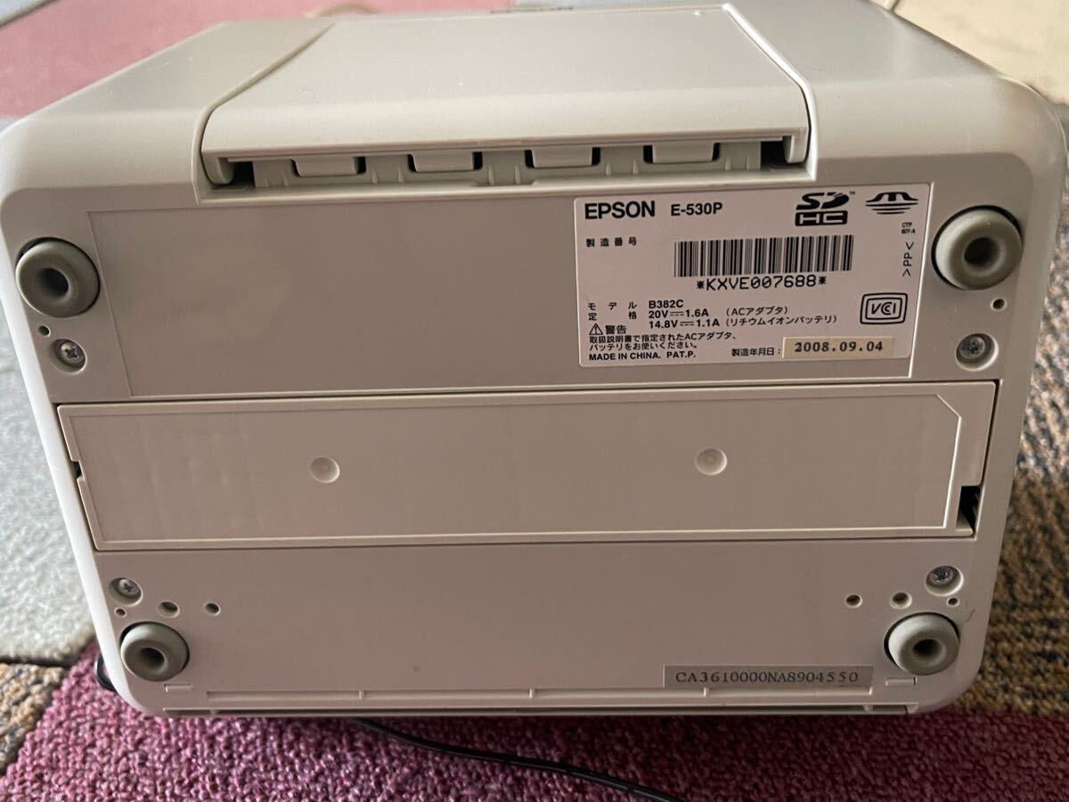 Yahoo!オークション - EPSON E-530P コンパクトフォトプリンター 通電...