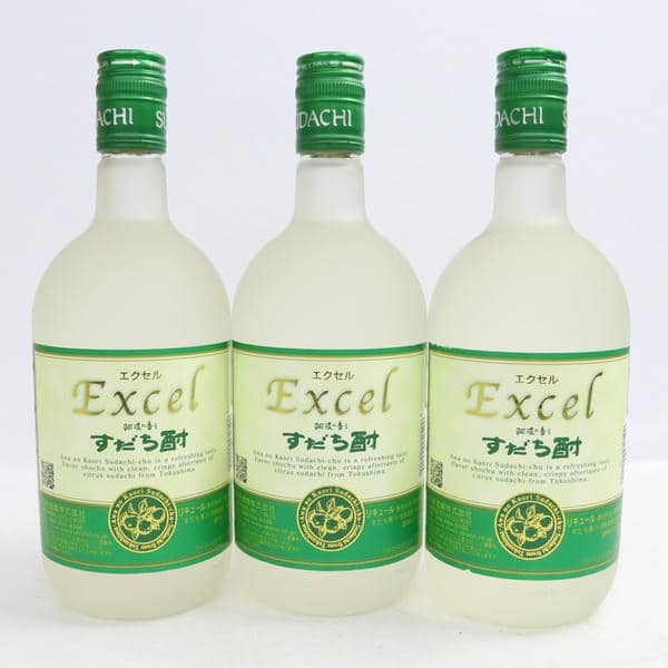 Yahoo!オークション - 【3本セット】EXCEL（エクセル）阿波の香り すだ...