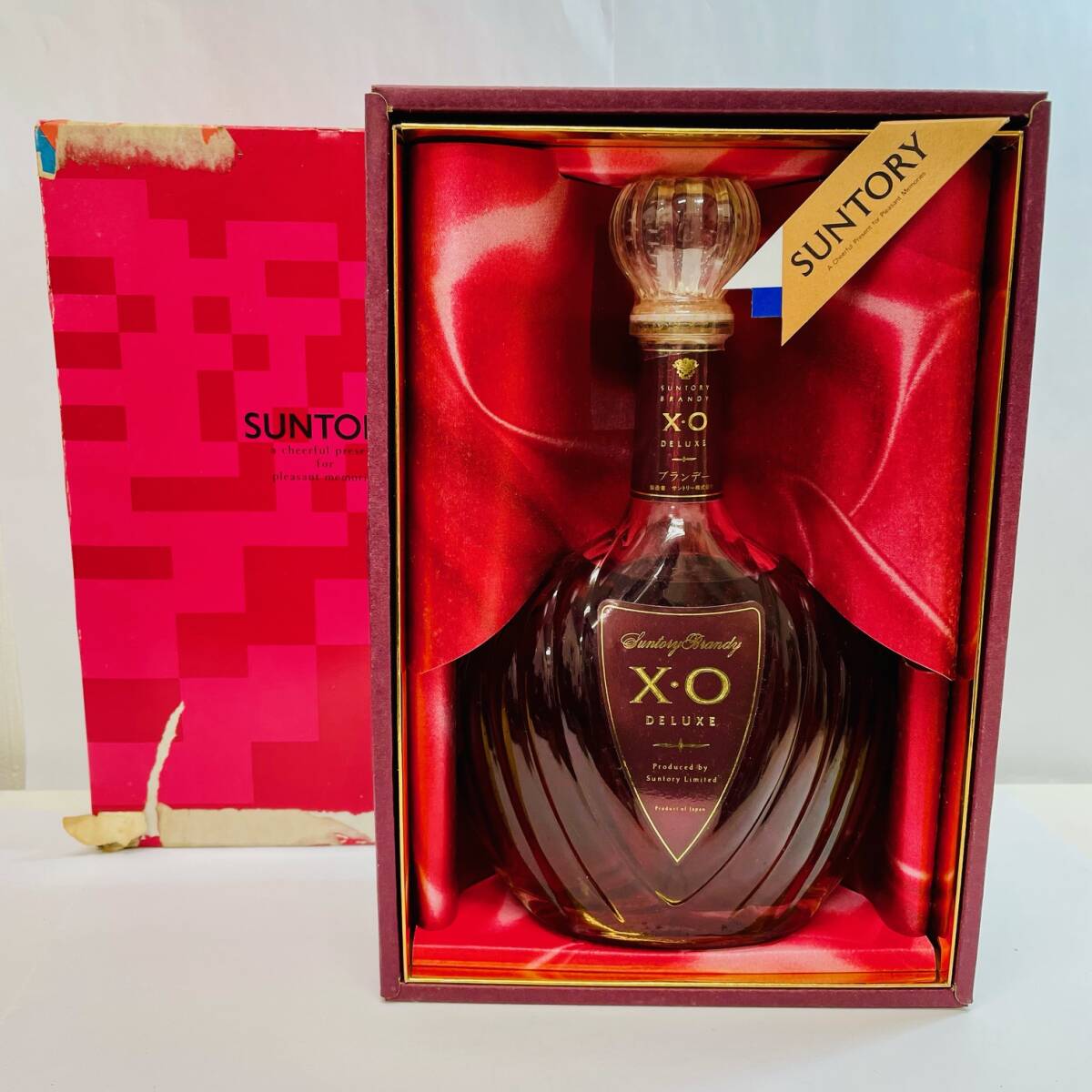 Yahoo!オークション - C-75382SI 【未開栓】 SUNTORY X.O SUPER DELUXE...