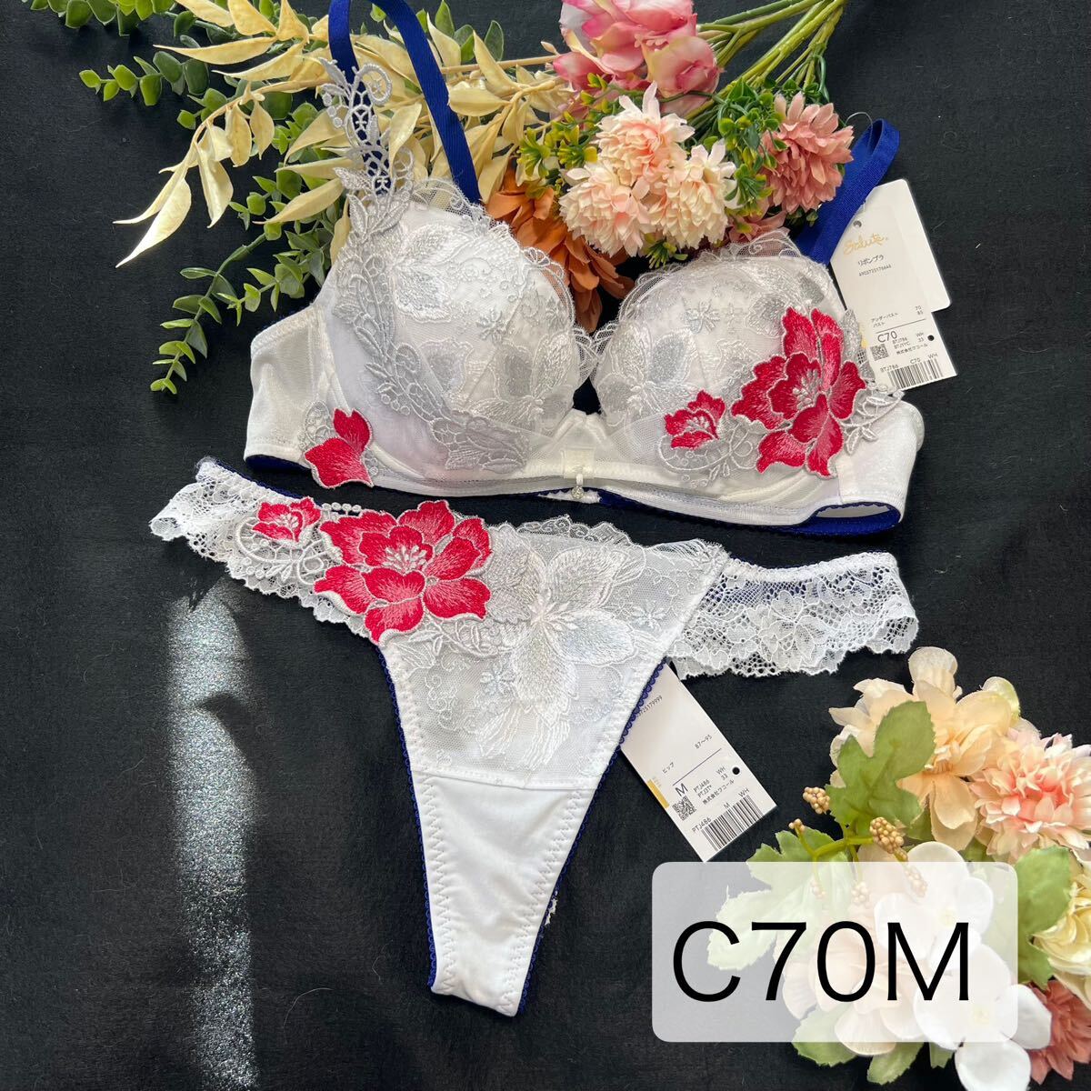 Yahoo!オークション - 【新品】wacoal サルート 86 リボンブラ ソング...