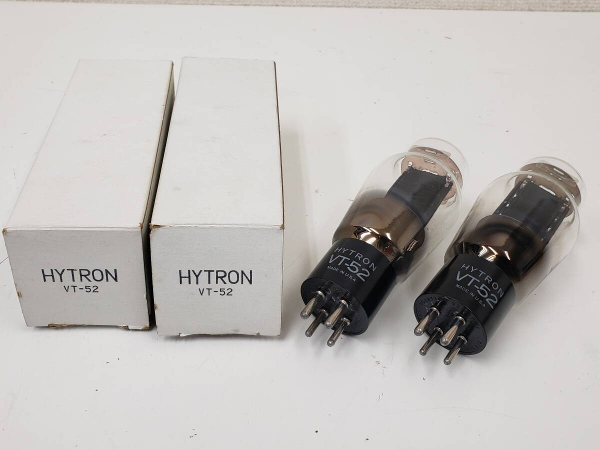 オーディオ真空管 HYTRON VT-52 2本まとめ 点検済品 made in U.S.A.(真空管)｜売買されたオークション情報、yahooの商品情報をアーカイブ公開 - オークファン ...