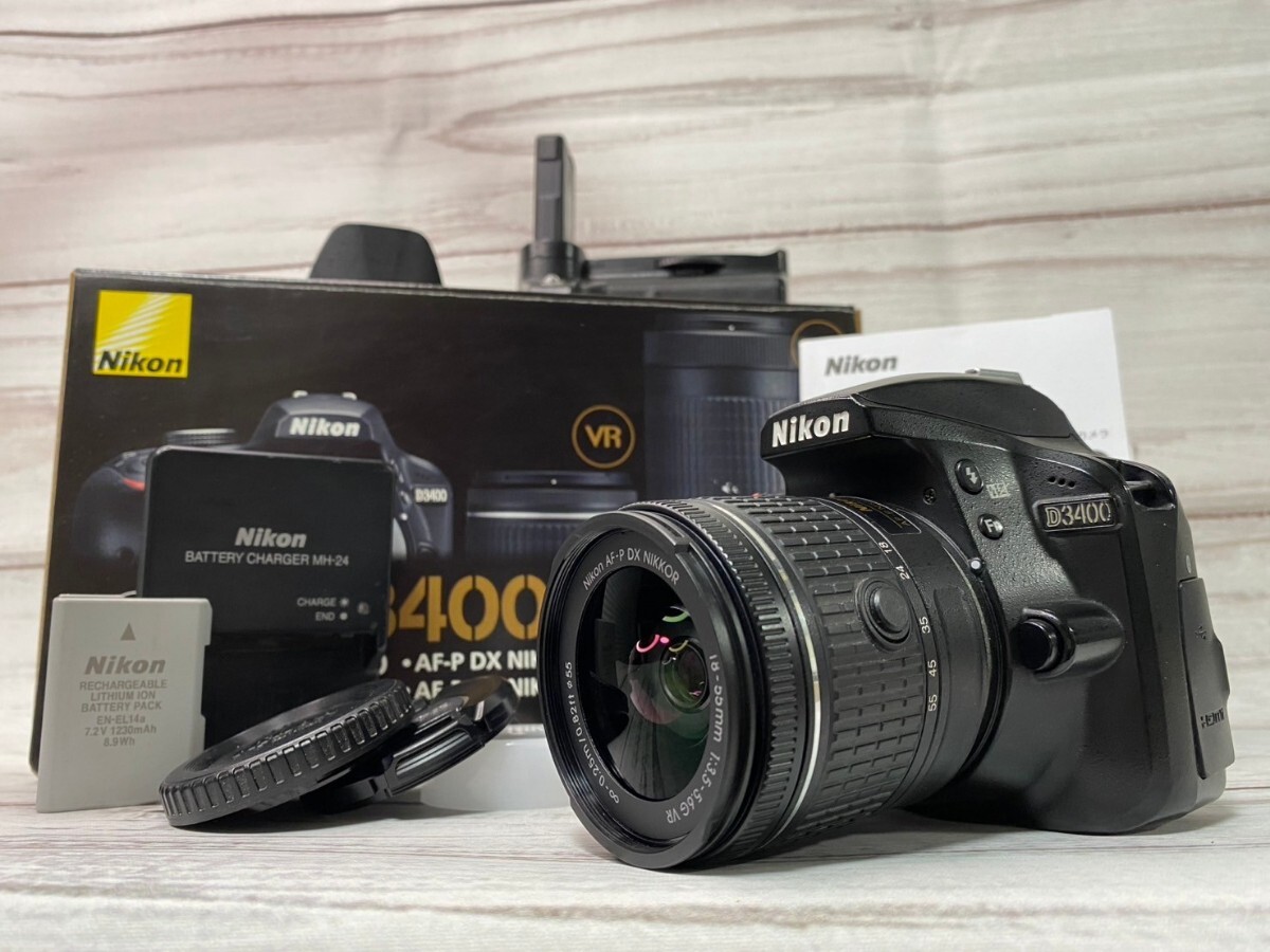 Yahoo!オークション - Nikon ニコン D3400 レンズキット デジタル一眼...