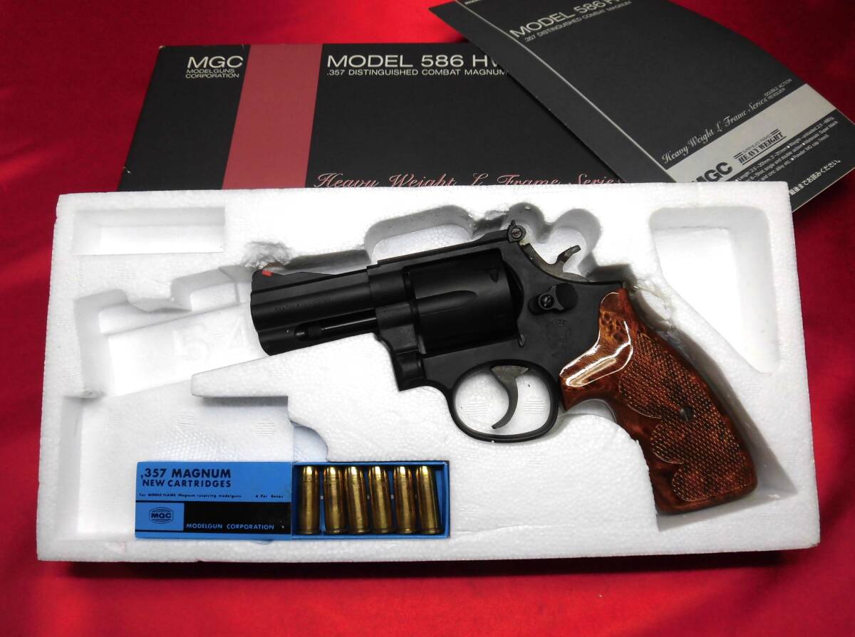 Yahoo!オークション - 未発火 MGC S&W M-586 3インチ HW樹脂 SPG適...