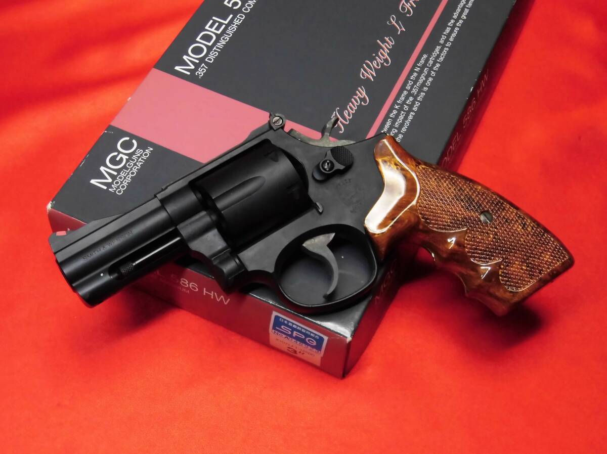 Yahoo!オークション - 未発火 MGC S&W M-586 3インチ HW樹脂 SPG適...