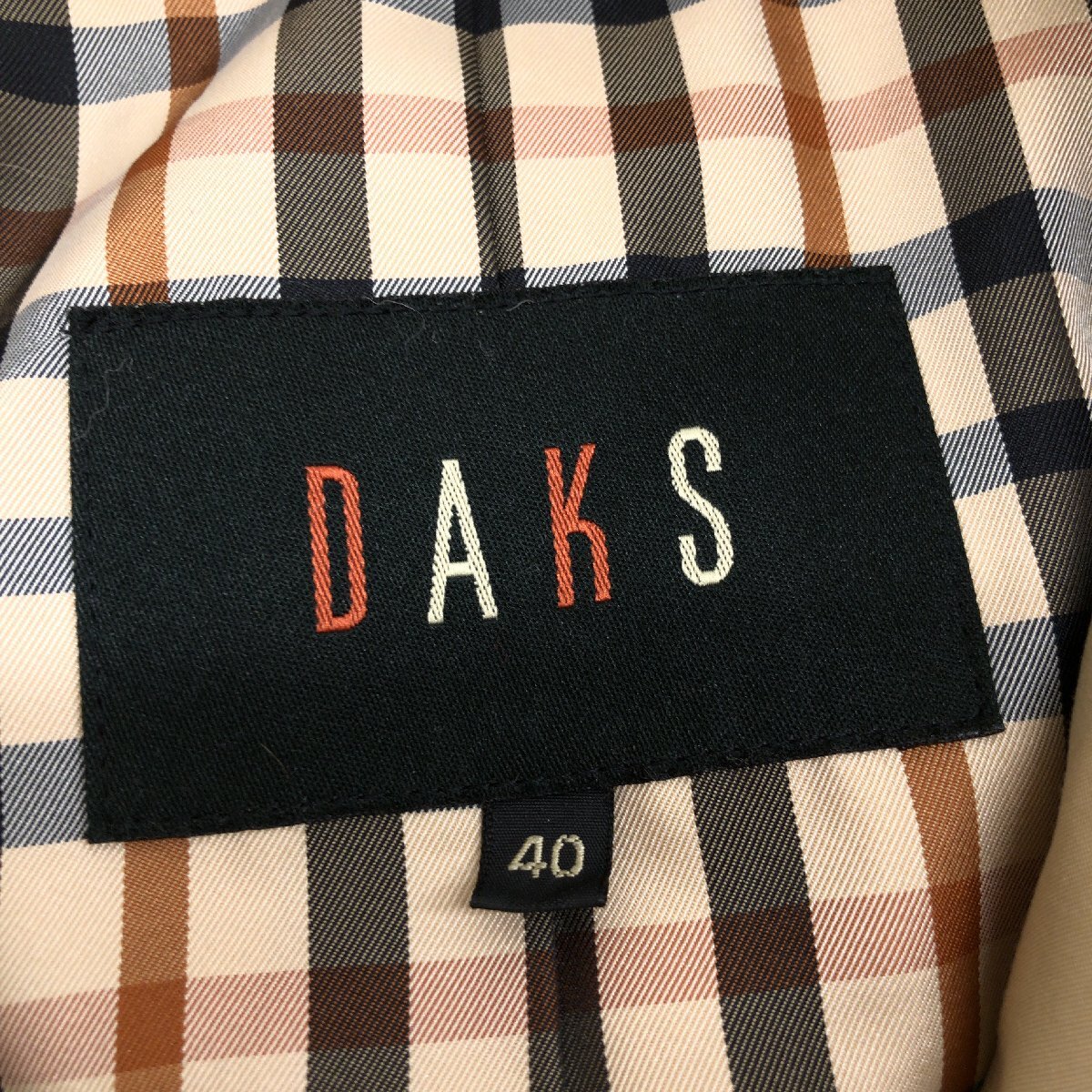 Yahoo!オークション - DAKS ダックス フォックスファー付き キルティ...
