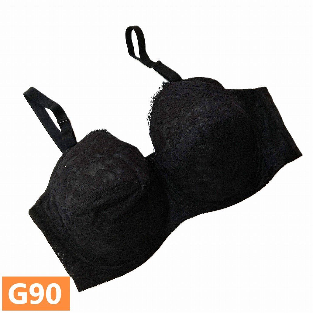 Yahoo!オークション - シャンデール エレガント ブラジャー G90 黒 ブ...