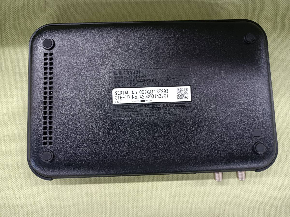 QAZ13840 ジェイコム J:COM XA401 4K放送対応CATV用セット トップボックス 本体のみ(地上デジタルチューナー)｜売買されたオークション情報、yahooの商品情報を ...