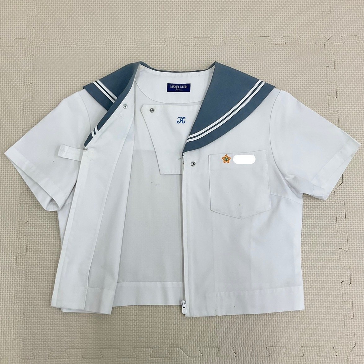 Yahoo!オークション - U1266/S1356大分県 判田中学校 女子制服3点 /旧...