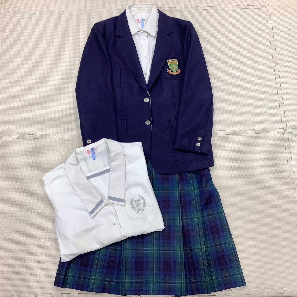 I1013/Y 山形県 日本大学山形中学校 女子制服4点 / /指定品/閉校/170A/W75/丈59/ブレザー/ブラウス/スカート/YACHT/冬夏/卒業生品(学生服)｜売買された ...