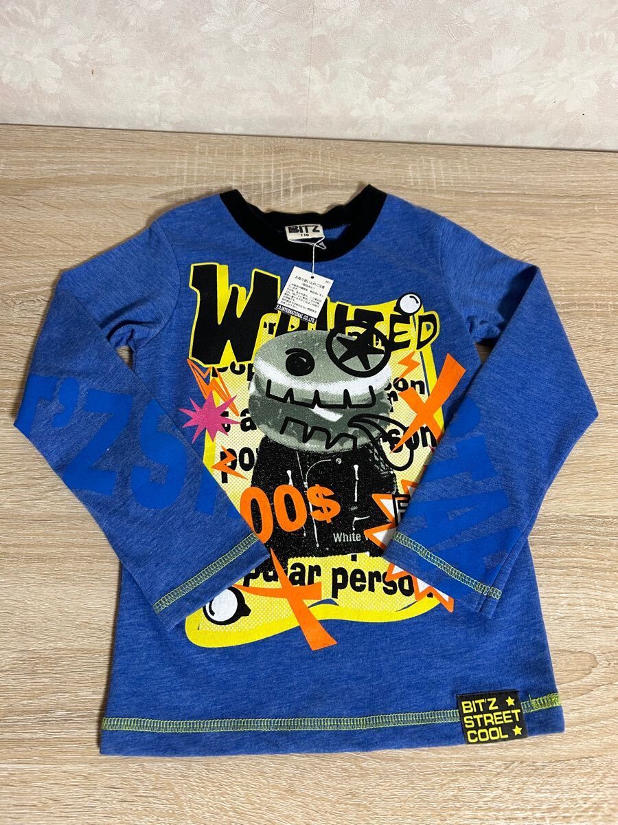 Yahoo!オークション - 新品 BIT'Z ロンT 110cm / 長袖 Tシャツ カット...