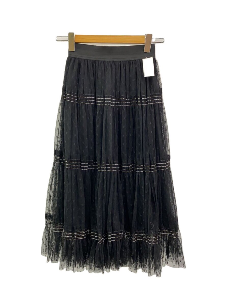 Yahoo!オークション - Sov. スカート/36/ポリエステル/BLK/ドット/0302...