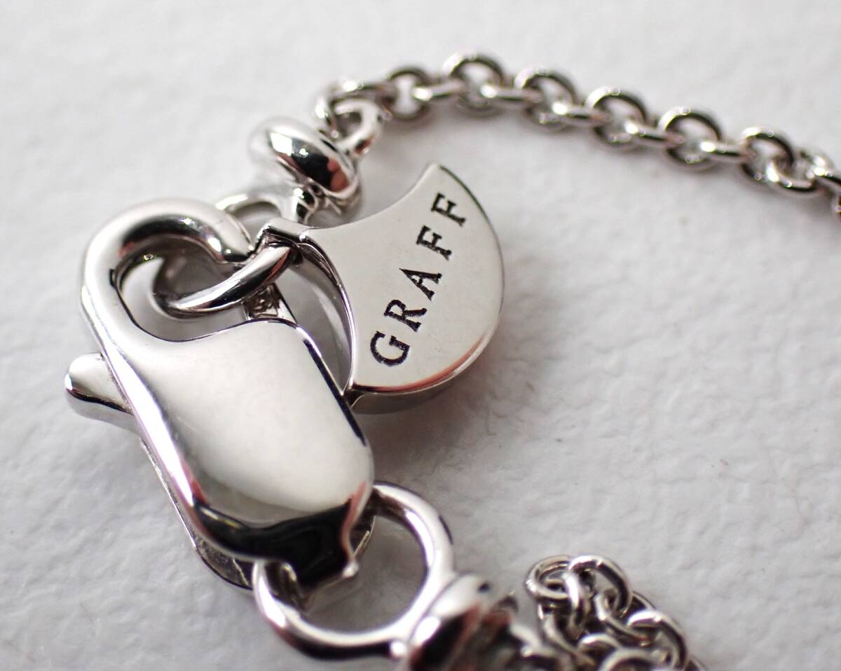 美品 GRAFF グラフ バタフライネックレス ダイヤ K18WG 18金 ホワイトゴールド 5.4g ダイヤモンド 蝶々 レディース ペンダントネックレス(中古)のオークション落札情報