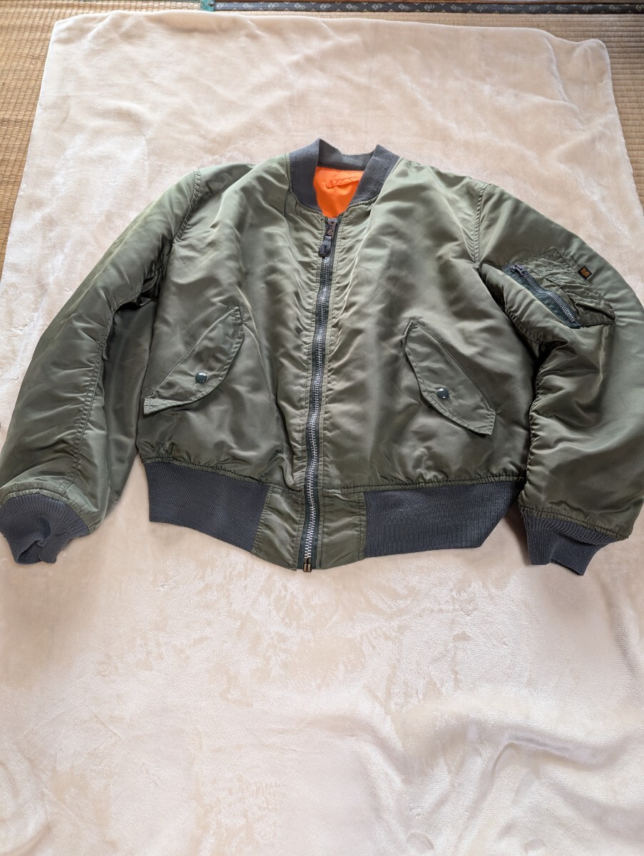 Yahoo!オークション - MA1 フライトジャケット ALPHA USA製 アルファ ...