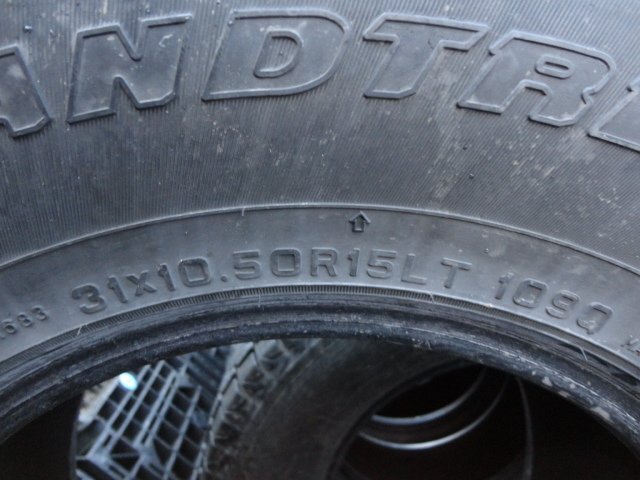 Yahoo!オークション - 7553 DUNLOP GRANDTREK SJ6 31×10.50R15 LT 10...