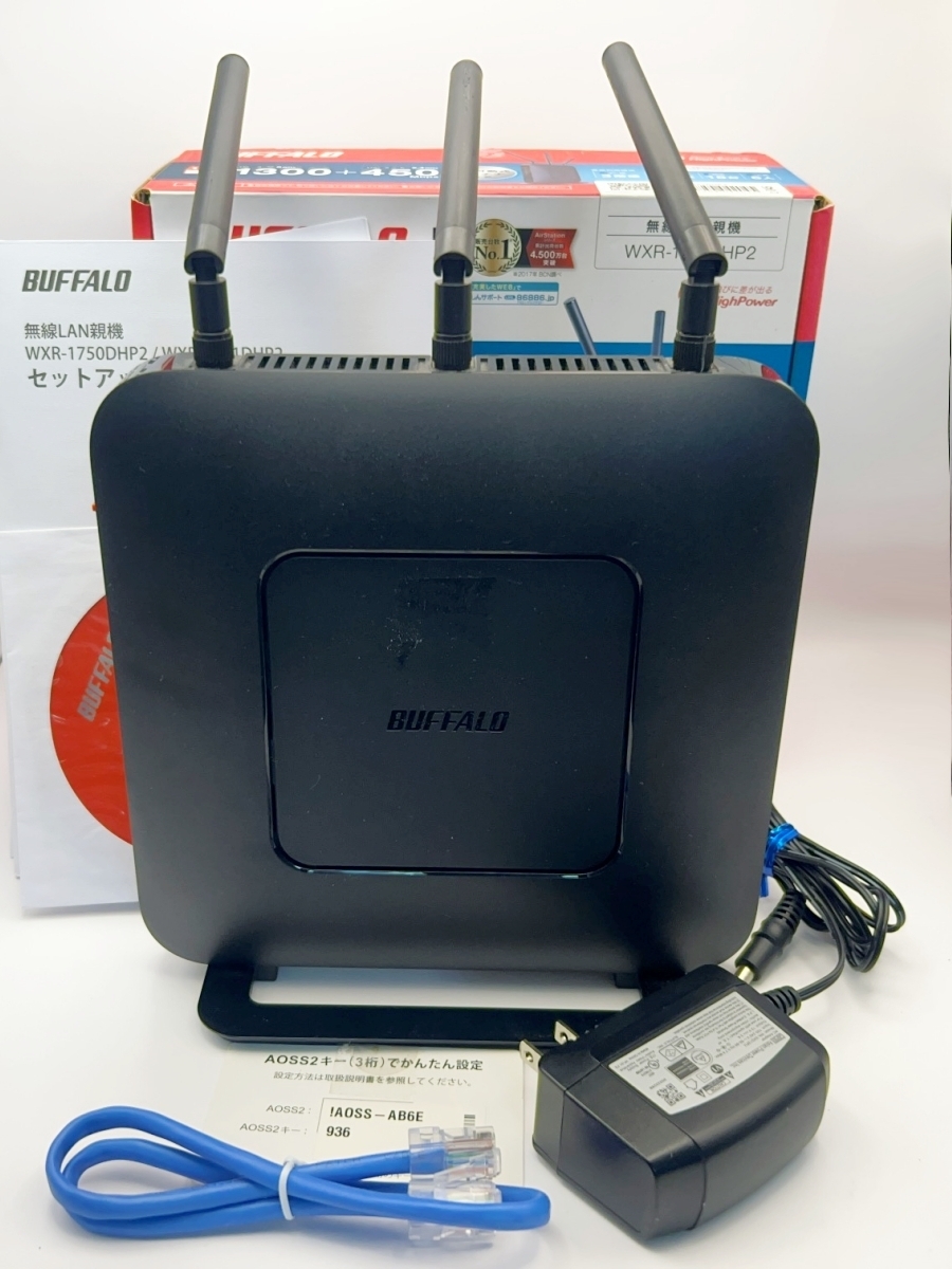 〓バッファロー〓WiFi バッファロー 無線LAN親機 AirStation HighPower Giga WXR-1750DHP2(無線LAN)｜売買されたオークション情報、yahooの商品 ...