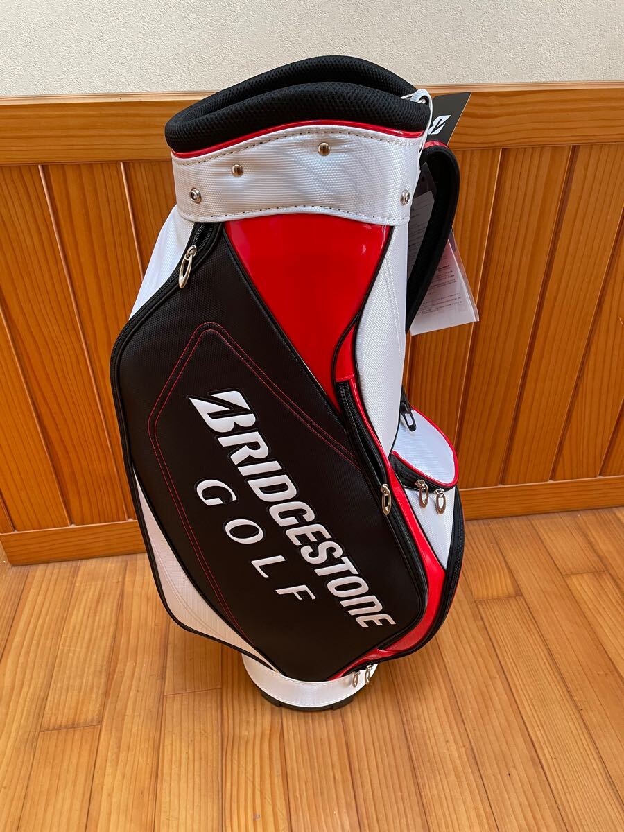 Yahoo!オークション - 【新品未使用】ブリヂストンゴルフキャディバッ...