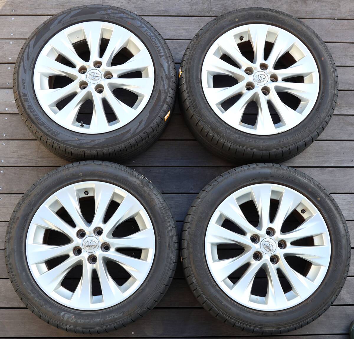 Yahoo!オークション - TOYOTA アルファード 純正アルミホイール・YOKOH...