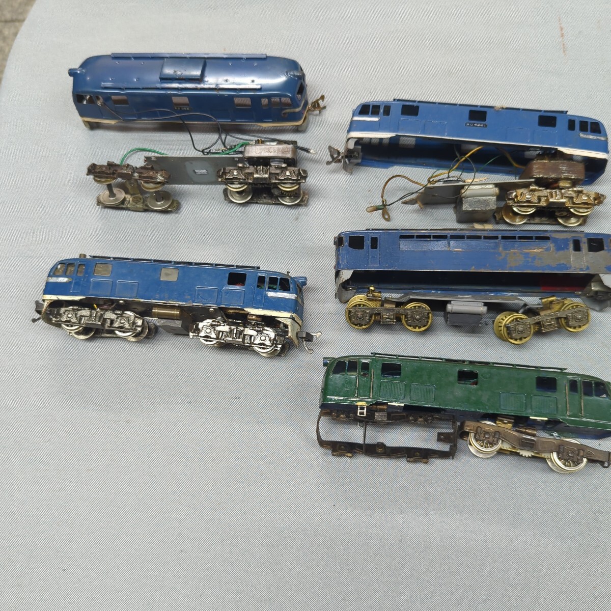 Yahoo!オークション - HO ED型電気機関車5台 部品取りに