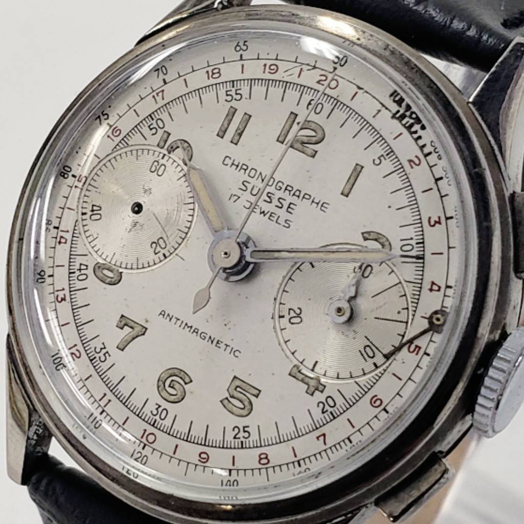 Yahoo!オークション - x/x/M121-508 CHRONOGRAPH SUISSE 腕時計 17 JEW...