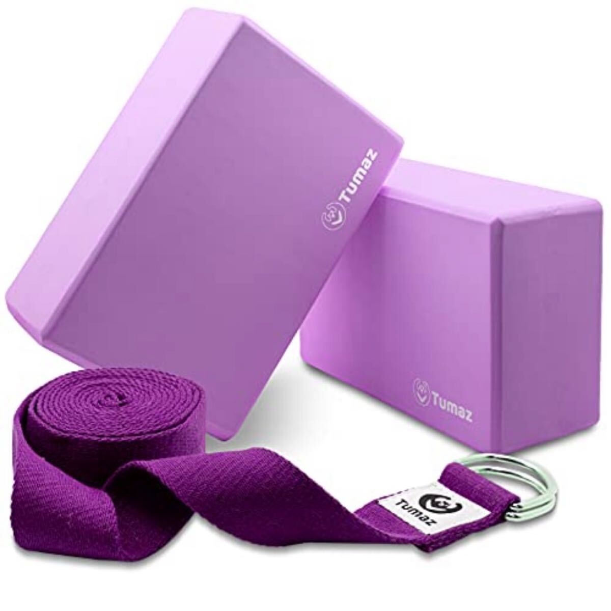 Yahoo!オークション - Tumaz ヨガブロック ヨガベルト ポーズ補助用3点...