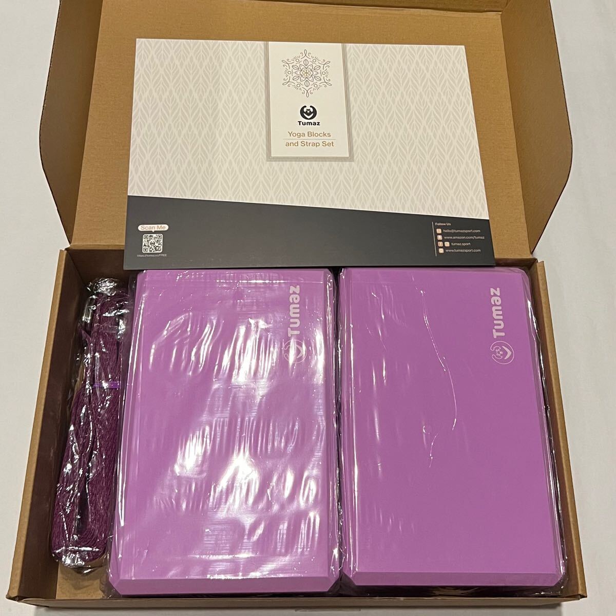 Yahoo!オークション - Tumaz ヨガブロック ヨガベルト ポーズ補助用3点...