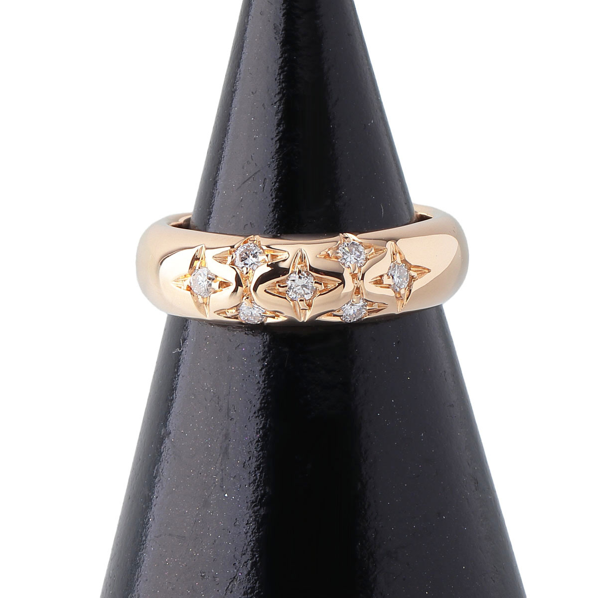 Yahoo!オークション - ショーメ アノー ダイヤ リング 11号弱 750YG 新...