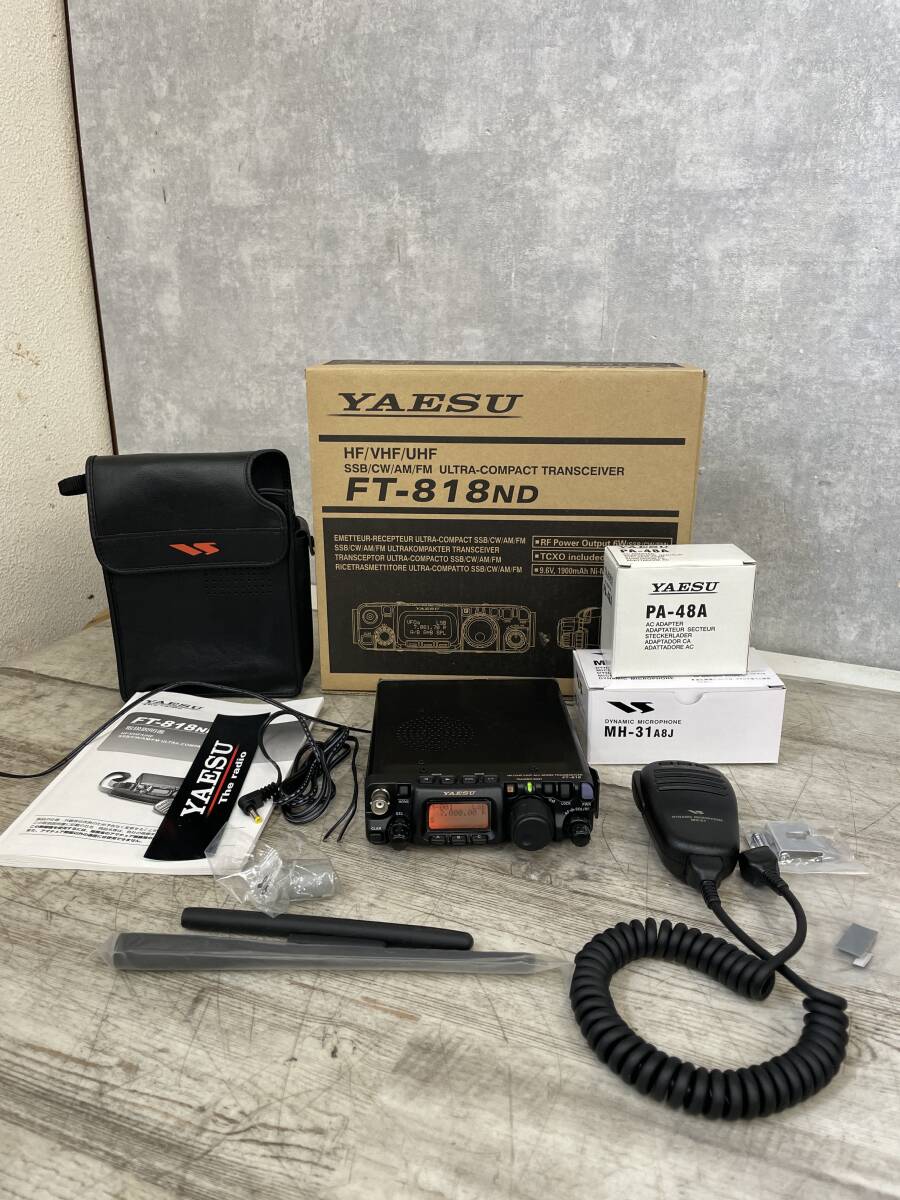 Yahoo!オークション - YAESU FT-818ND HF/VHF/UHF ALL MODE TRANSCEIVE...