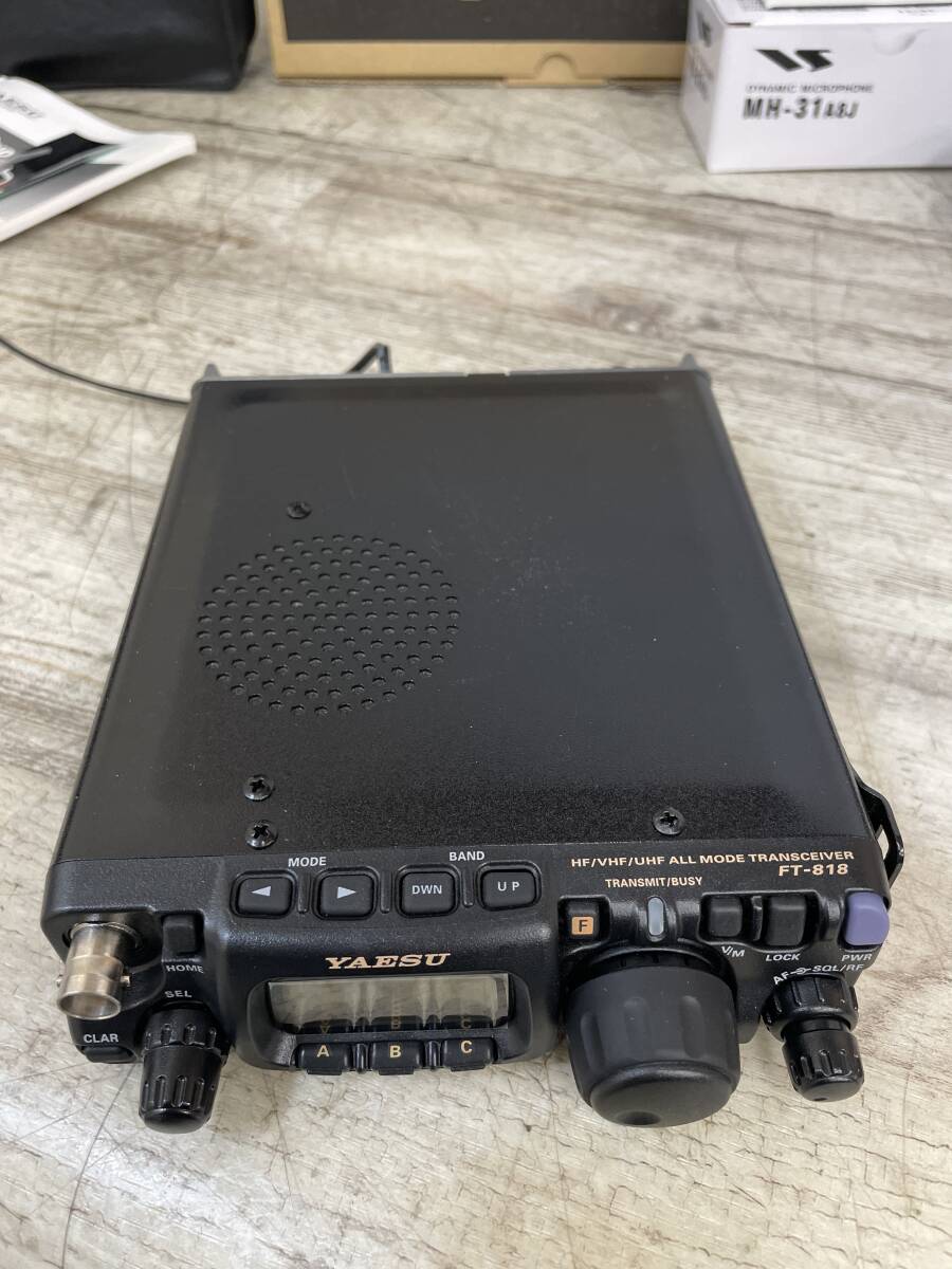 Yahoo!オークション - YAESU FT-818ND HF/VHF/UHF ALL MODE TRANSCEIVER
