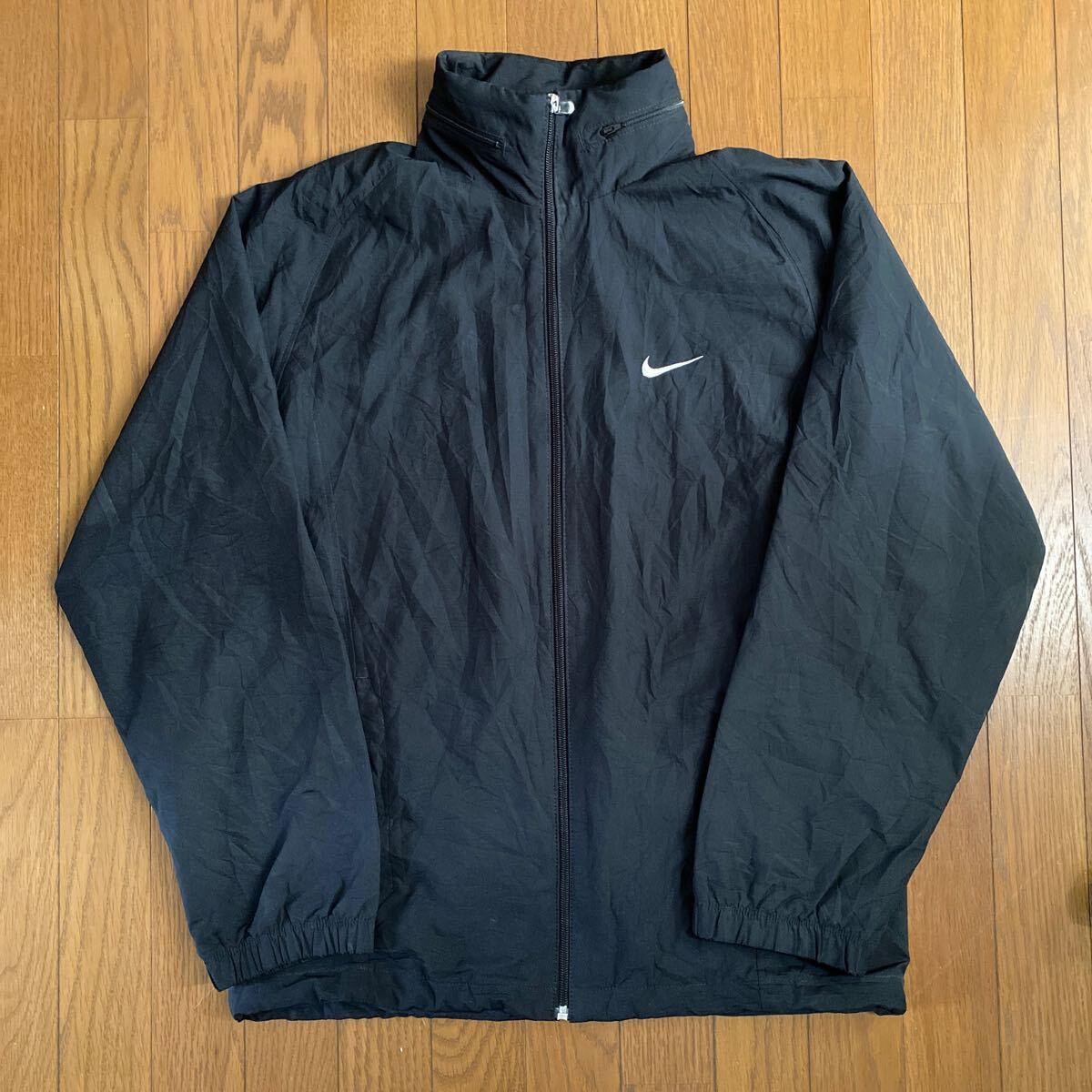 Yahoo!オークション - 古着 NIKE ワンポイント 師匠 ナイロンジャケッ...