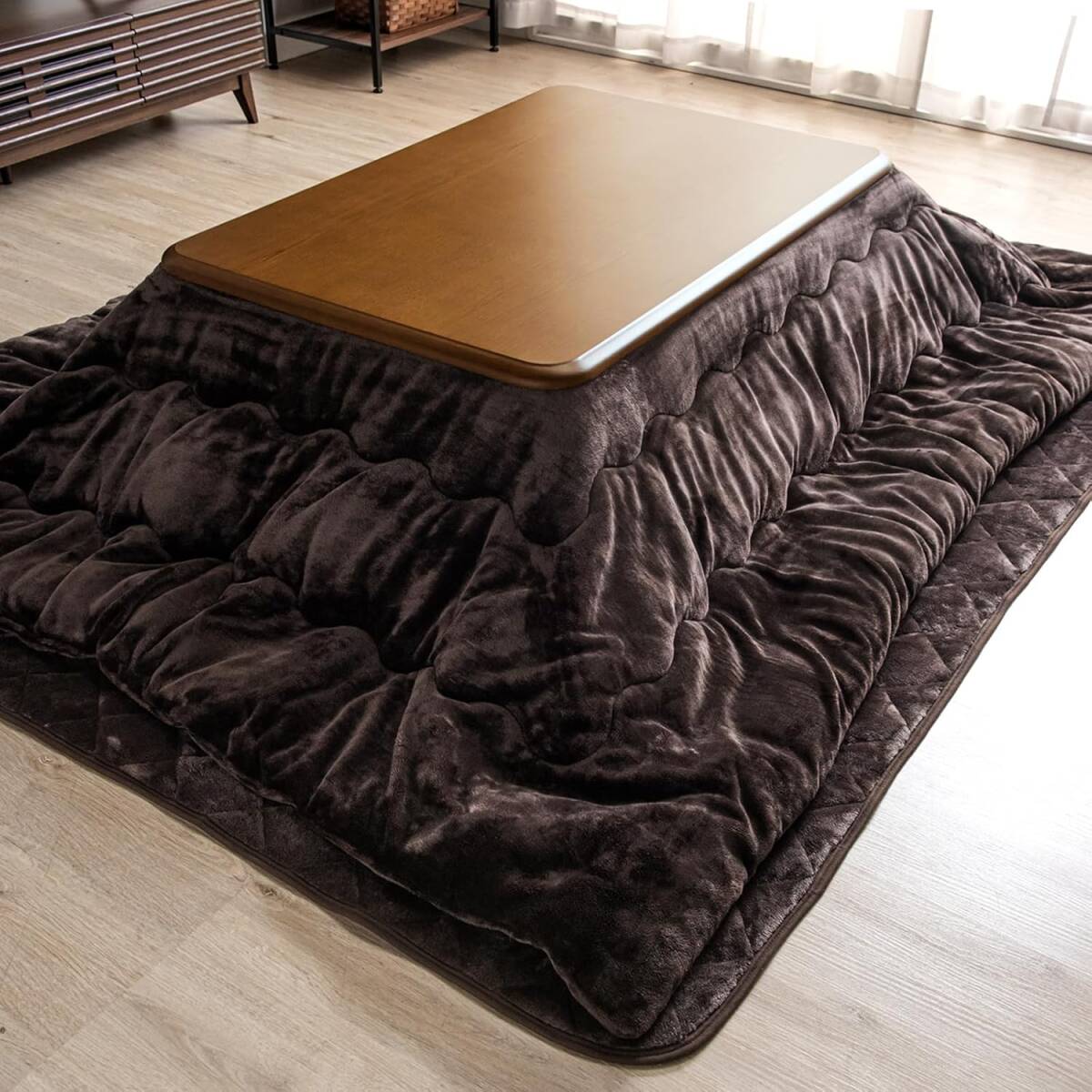 管理番号27-4 / アウトレット とろける こたつ布団 2点セット長方形 洗える ボリューム 中綿2.0kg 滑り止め付 ブラウン(こたつ布団)｜売買されたオークション情報、yahooの商品 ...