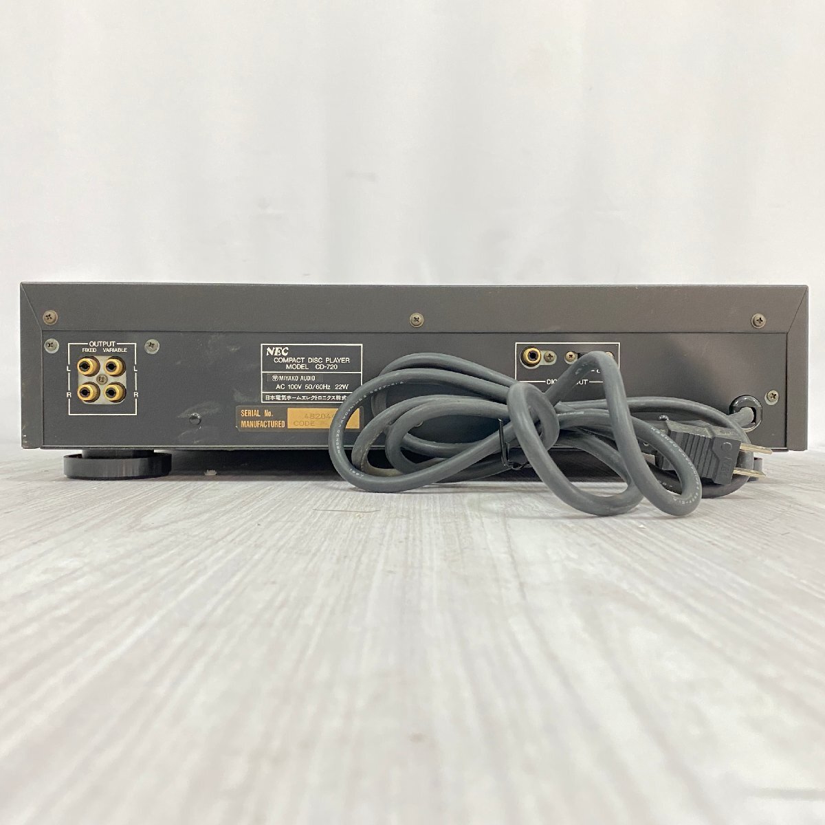 Yahoo!オークション - 1679 ジャンク品 NEC エヌイーシー CDデッキ CD...