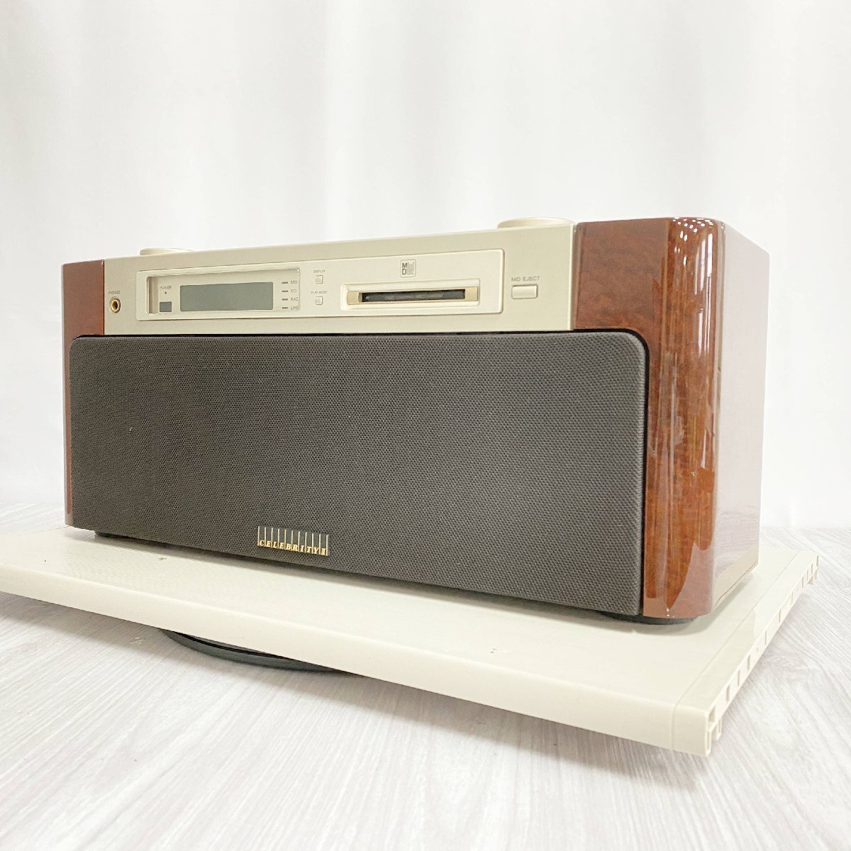 Yahoo!オークション - 1696 ジャンク品 SONY ソニー CD/MDデッキ MD-7...