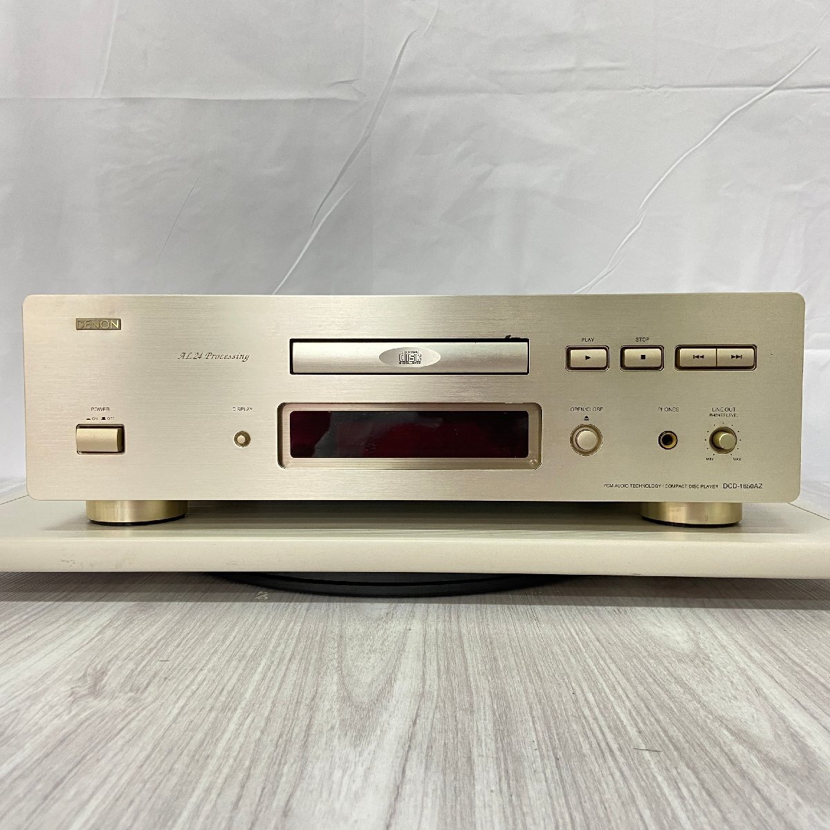 Yahoo!オークション - 1818 ジャンク品 DENON デノン CDデッキ DCD-16...