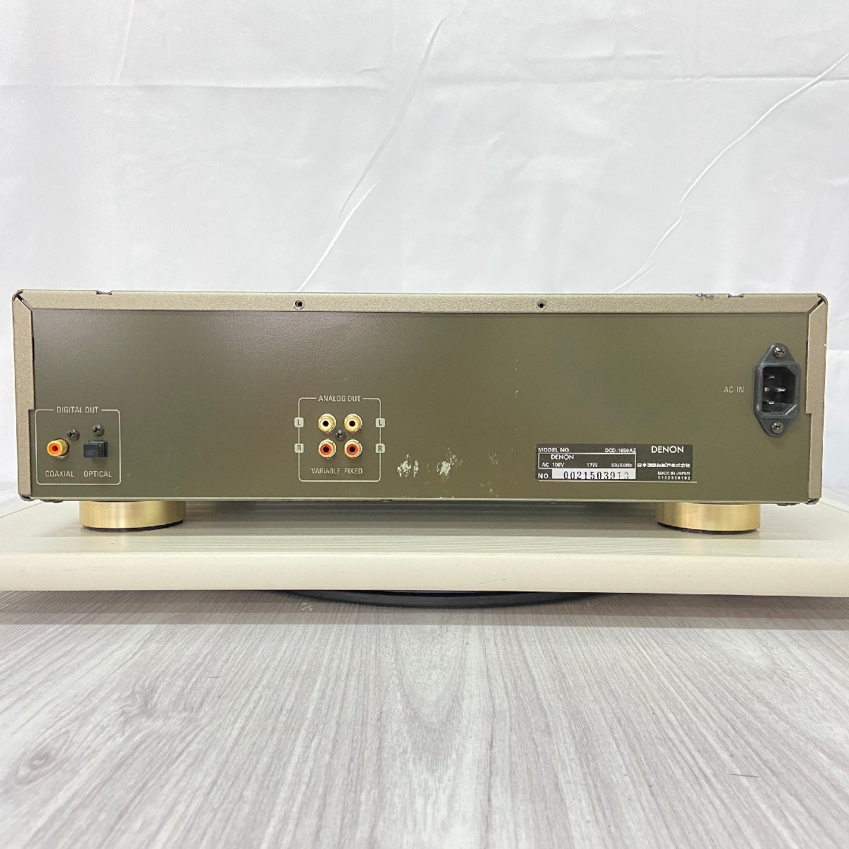 Yahoo!オークション - 1818 ジャンク品 DENON デノン CDデッキ DCD-16...