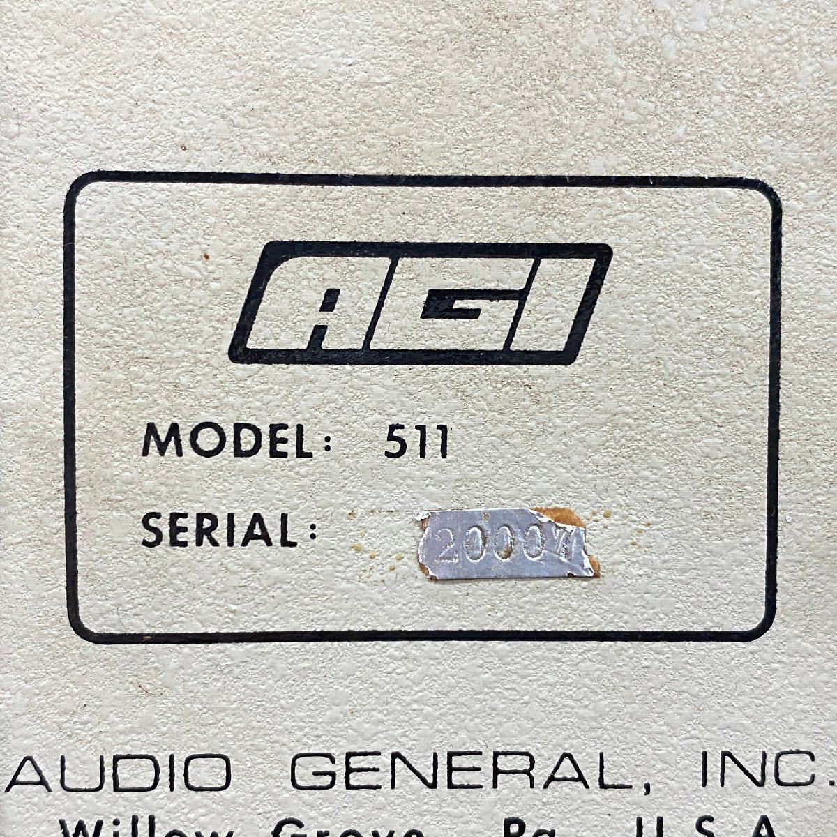 Yahoo!オークション - 2136 ジャンク品 AGI エージーアイ プリアンプ ...