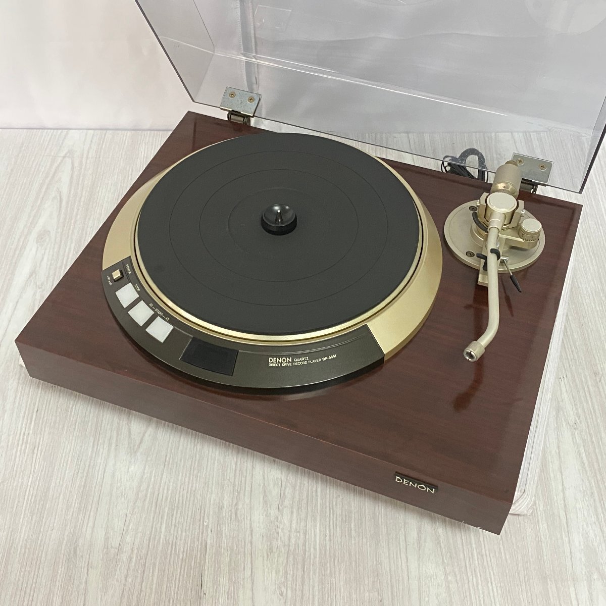 Yahoo!オークション - 2345 良品 DENON デノン ターンテーブル DP-55M