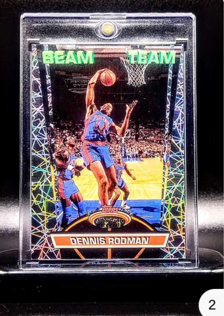 NBA カード NBA card Topps Beam Team Dennis Rodman Michael Jordan デニスロッドマン マイケルジョーダン(Fleer、Sky Box ...