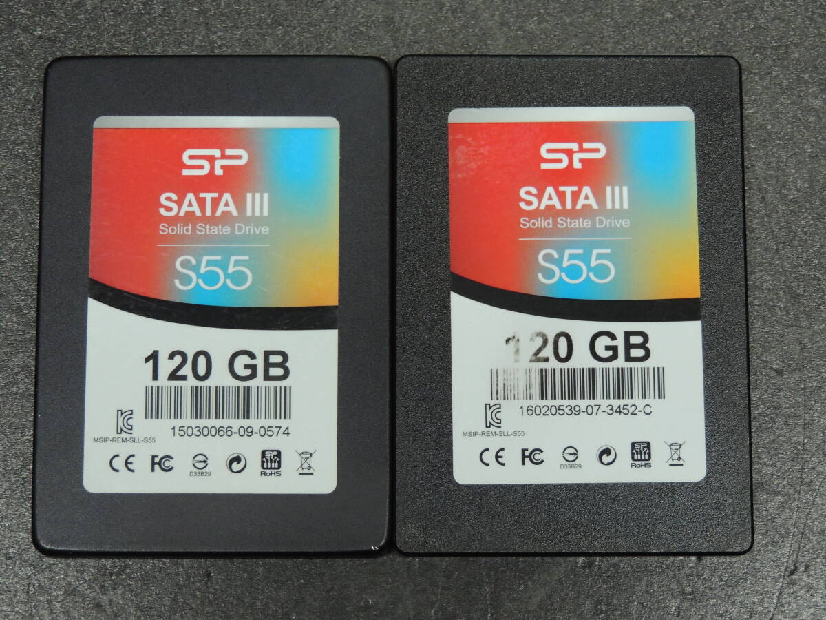 Yahoo!オークション - 【2台まとめ売り/検品済み】SP S55 SSD 120GB
