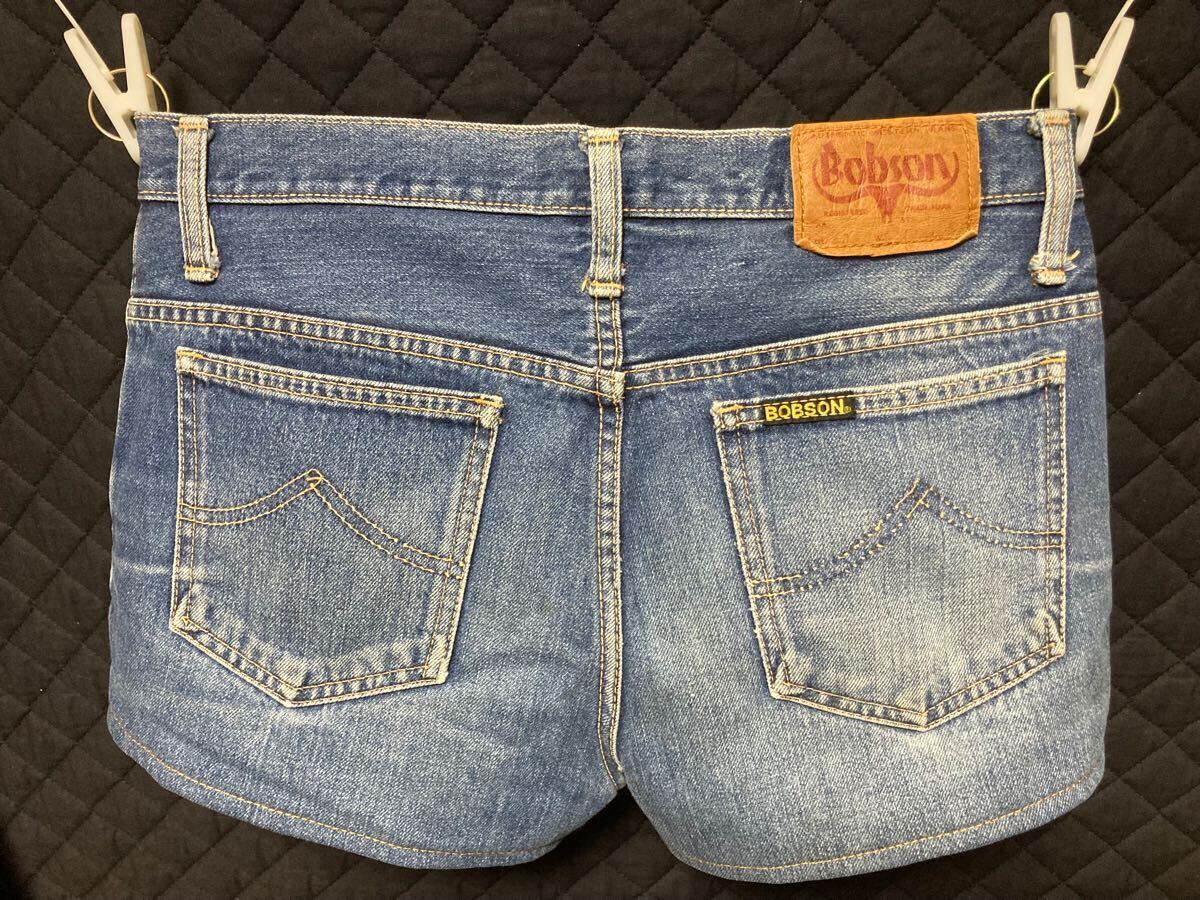 Yahoo!オークション - BOBSON ボブソン デニム半ズボン160-170cm （ブ...