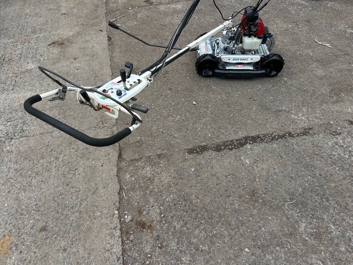 Yahoo!オークション - 001 OREC オーレック ロータリモーア 歩行型 自...