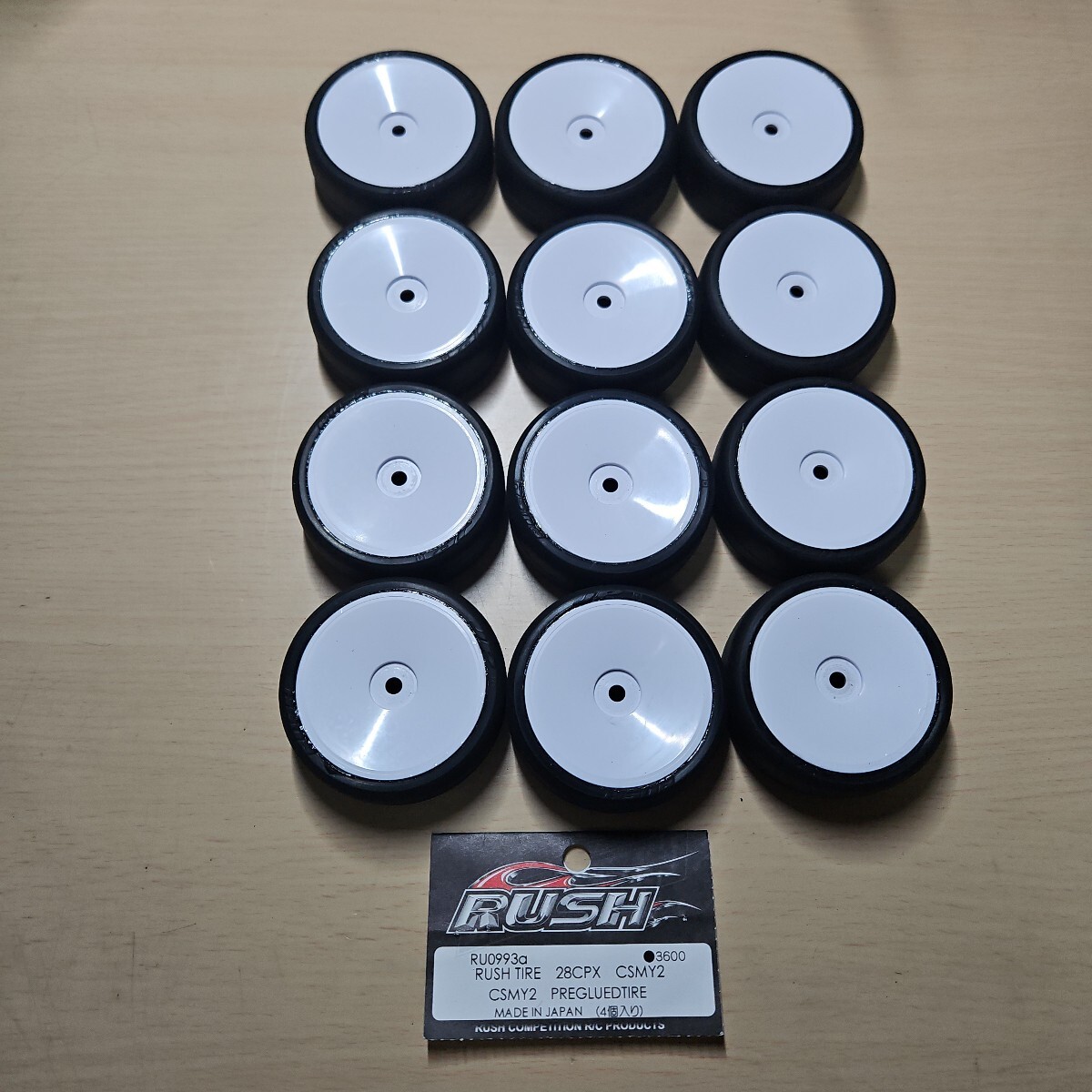 Yahoo!オークション - RUSH TIRE 28CPX CSMY2 プリマウントタイヤ 3セ...