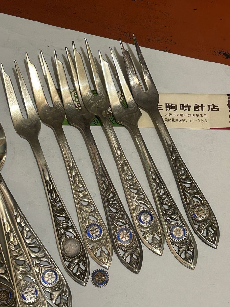 Yahoo!オークション - すべてSILVER刻印 合計367g 22点 一鶴斎スプーン...